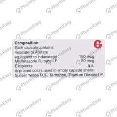 Buy Indamet 80mcg Bottle Of 15 Inhalation Capsules Online at Flat 15% ...
