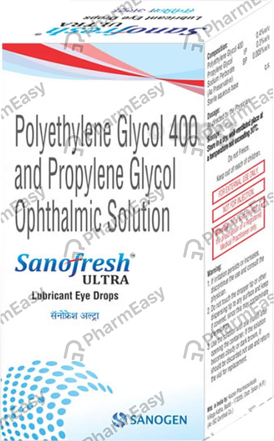 Sanofresh Ultra Eye Drops 10ml: Uses, Side Effects, Price & Dosage ...