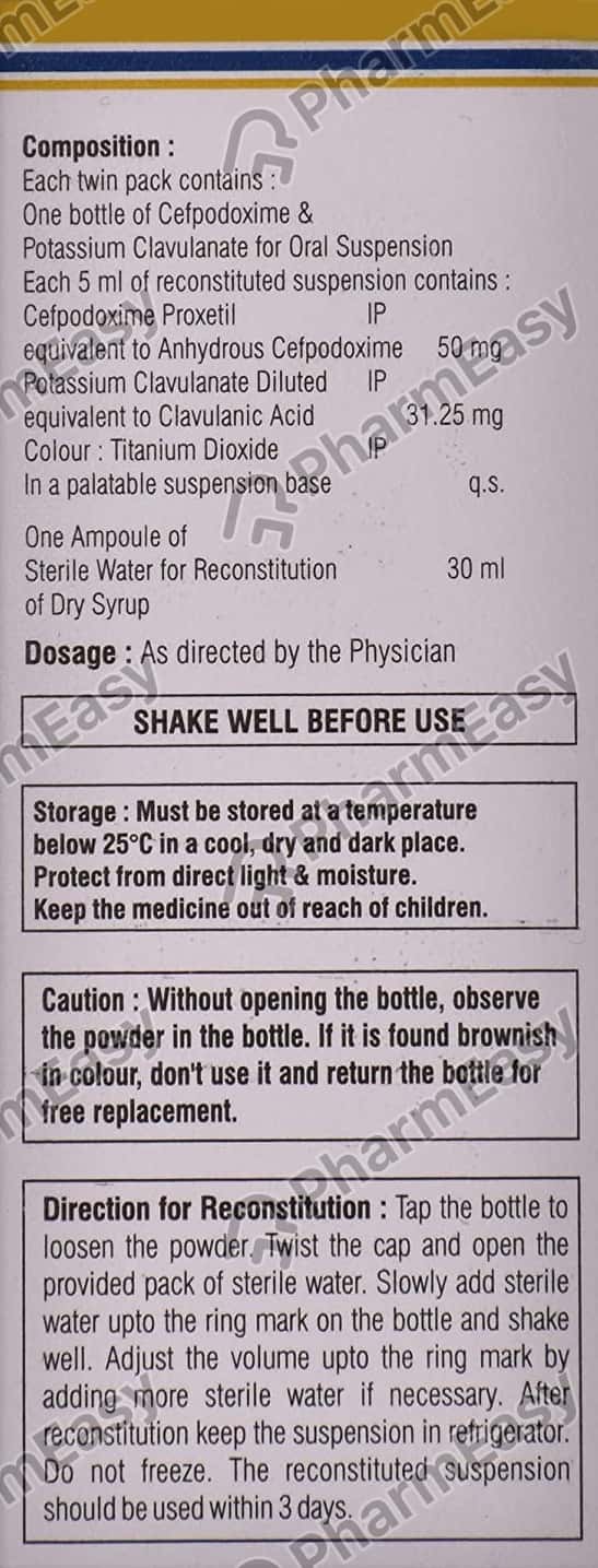 Buy Hhcepo Cv Bottle Of 30ml Dry Syrup Online at Flat 15% OFF | PharmEasy