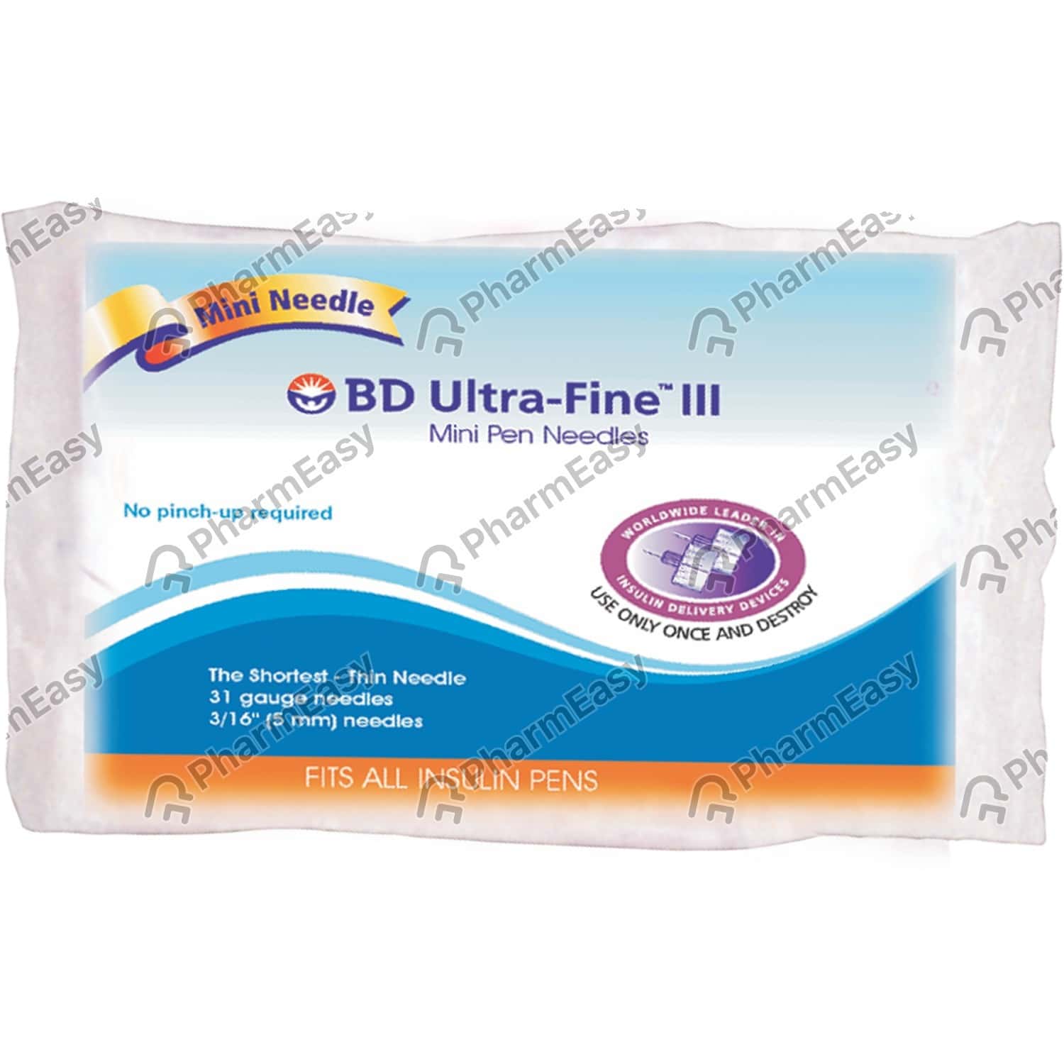 Buy BD ULTRAFINE PEN MINI 5MM 31G PACKET OF 5 NEEDLES Online & Get Upto ...