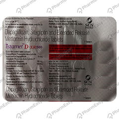 Istamet D Xr 500mg Strip Of 7 Tablets: Uses, Side Effects, Price ...