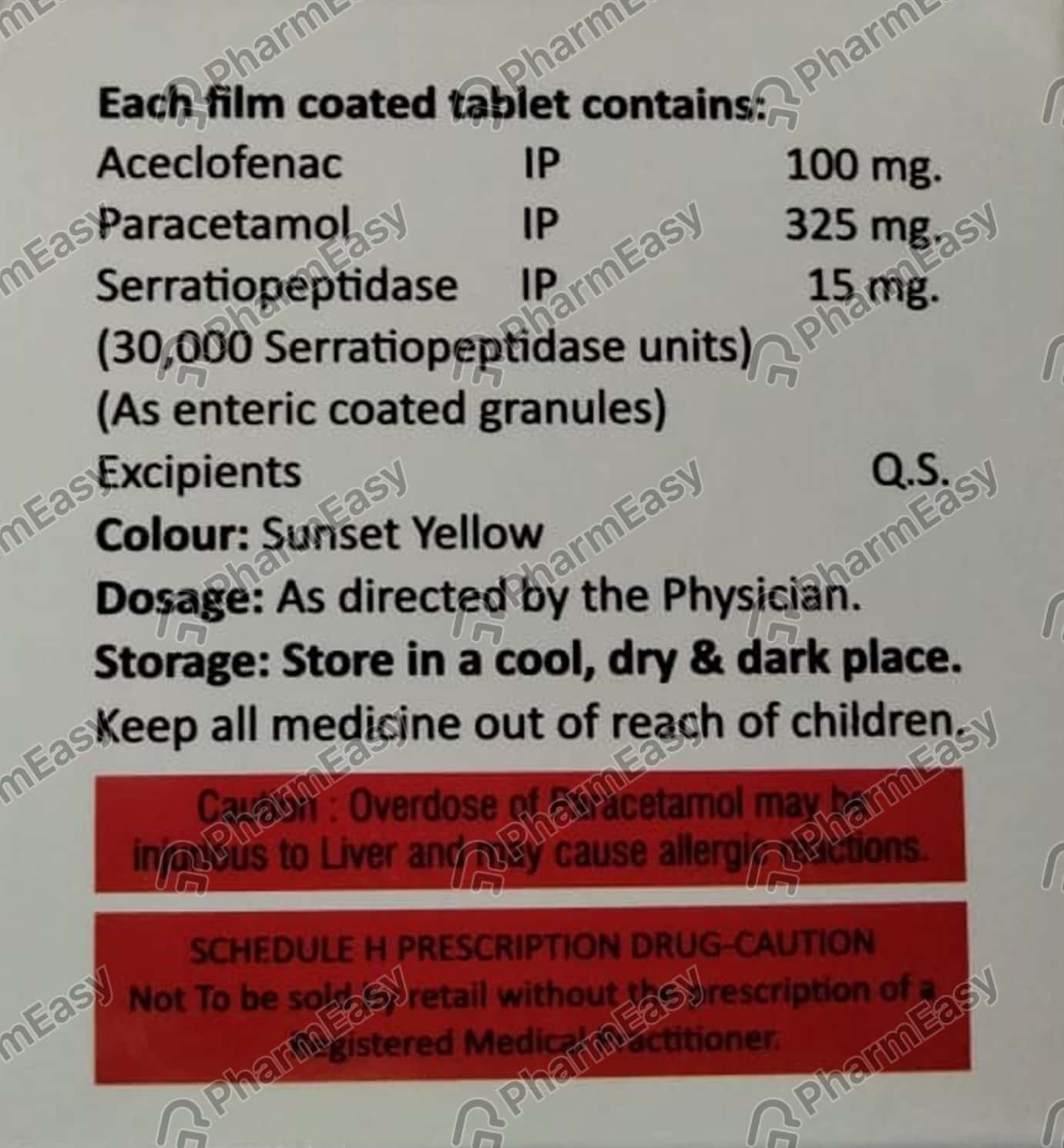 Doloend Sp Strip Of 10 Tablets: Uses, Side Effects, Price & Dosage ...