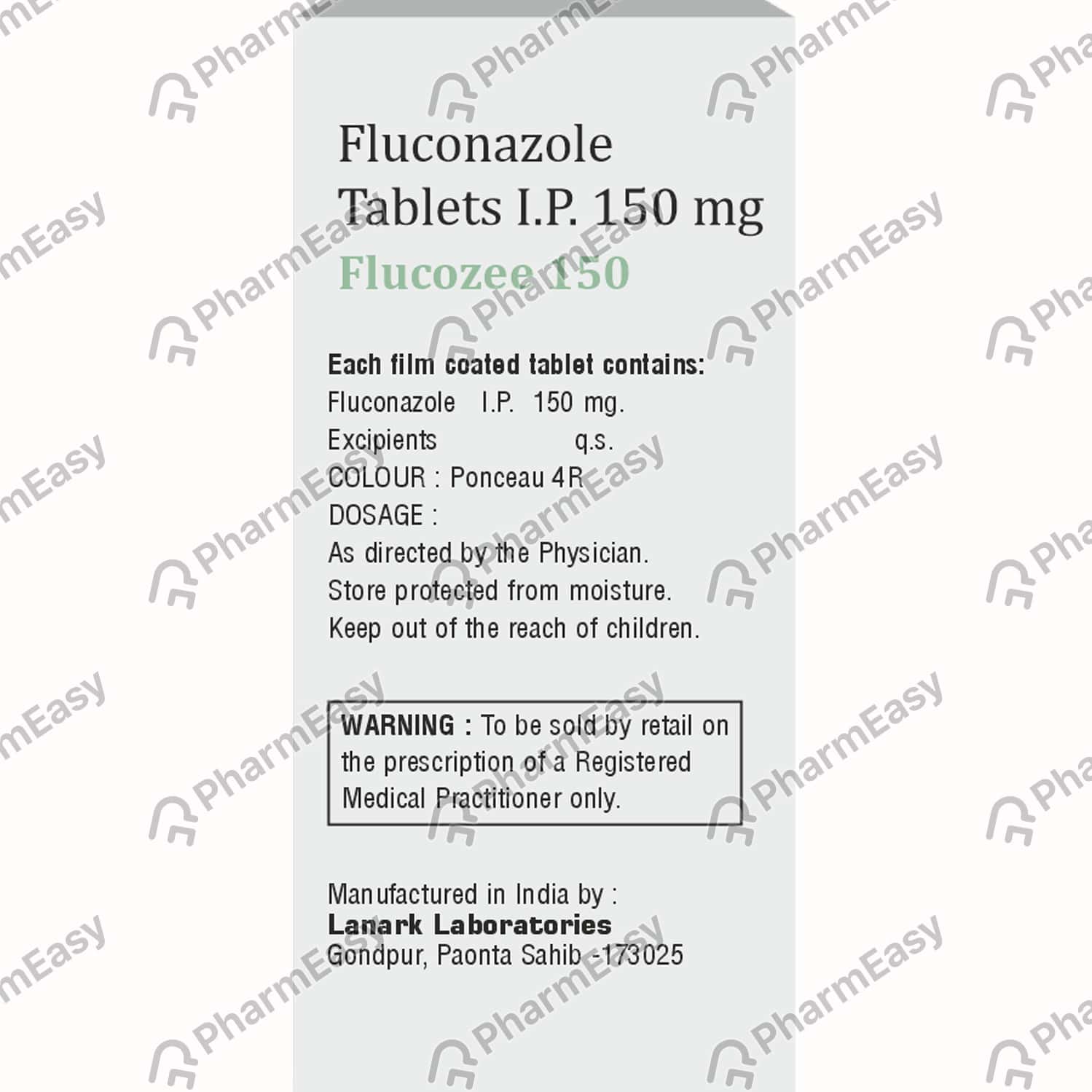 Flucozee 150 MG Tablet (1): Uses, Side Effects, Price & Dosage | PharmEasy