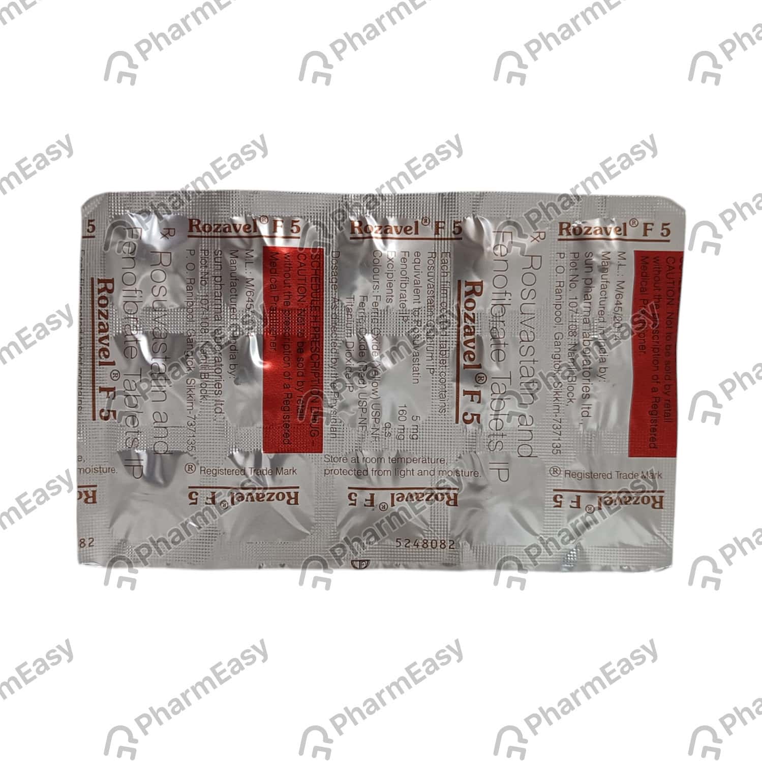 Rozavel F 5mg Strip Of 15 Tablets: Uses, Side Effects, Price & Dosage ...