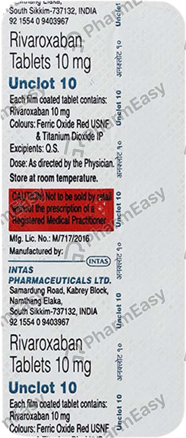 Rivalto 10 MG Tablet (14): Uses, Side Effects, Price & Dosage | PharmEasy