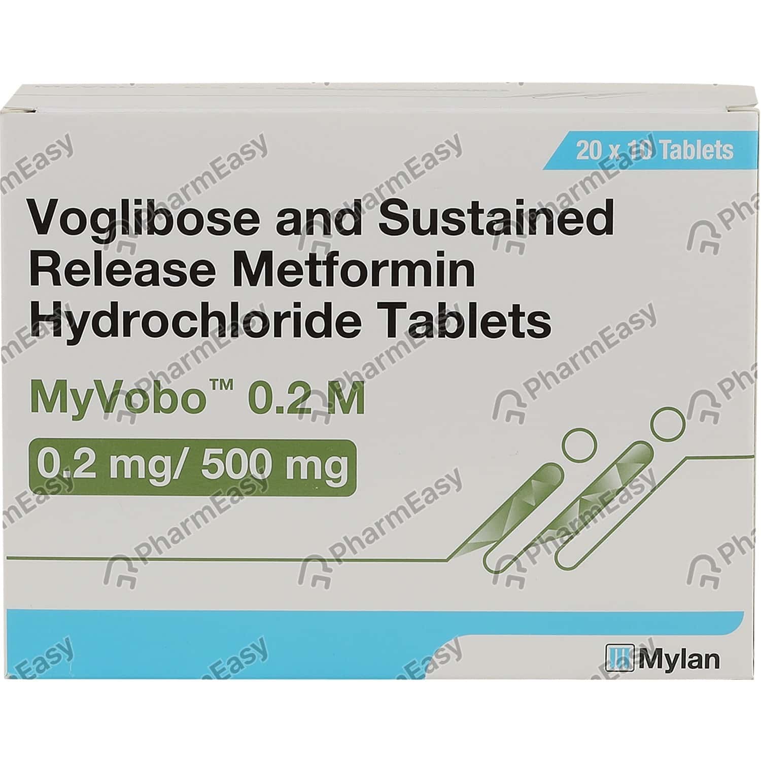 Myvobo 0.2mg M Strip Of 10 Tablets: Uses, Side Effects, Price & Dosage ...