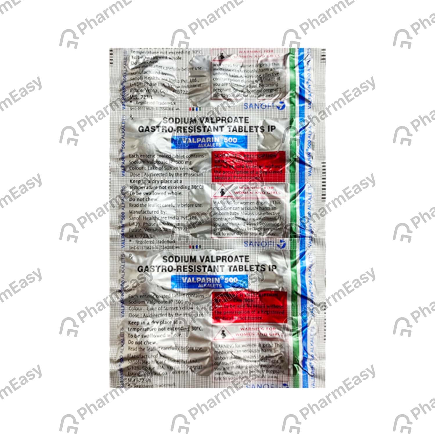 Buy Valparin Alkalets 500 MG Tablet (15) Online at Flat 15% OFF | PharmEasy