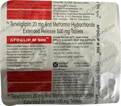 Afoglip M 500mg Strip Of 15 Tablets: Uses, Side Effects, Price & Dosage ...