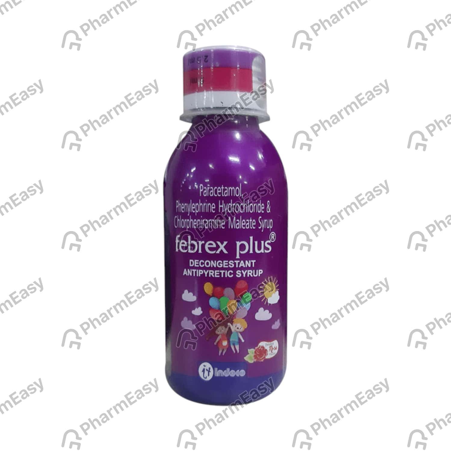 Febrex Plus Delicious Rose Flavour Bottle Of 100ml Syrup: Uses, Side ...