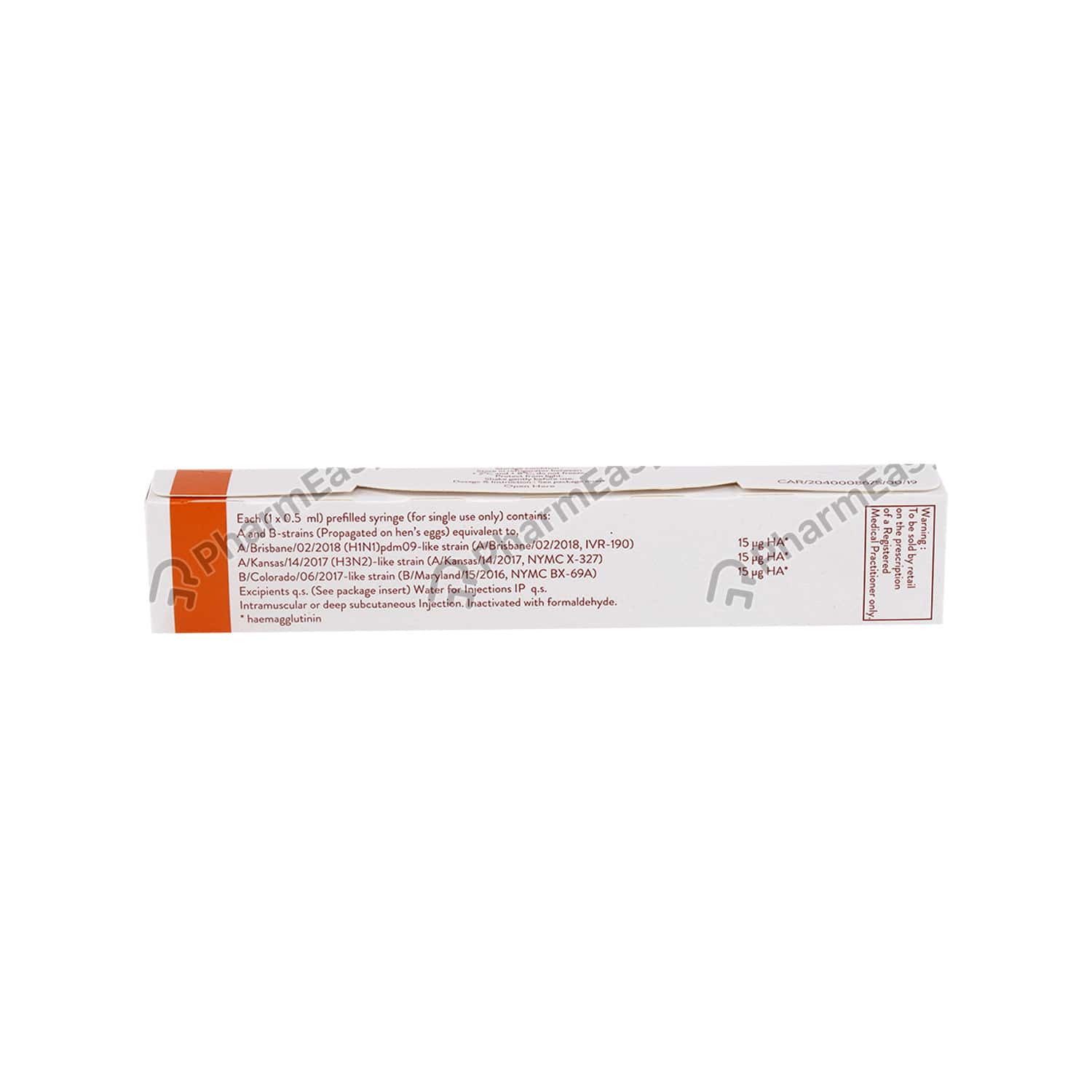 Buy Influvac 0.25 ML Suspension For Injection (0.5) Online at Flat 18% ...