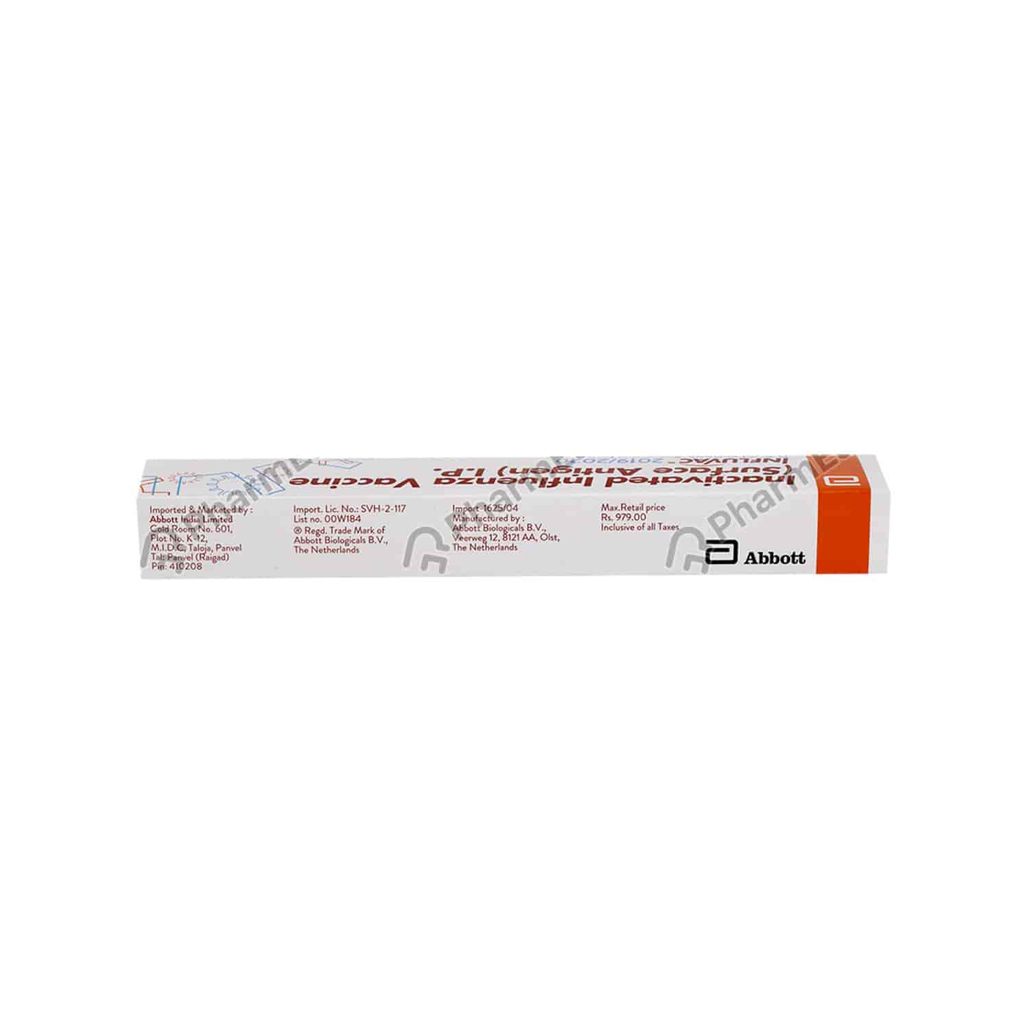 Buy Influvac 2019/2020 Injection 0.5ml Online at Flat 18% OFF* | PharmEasy