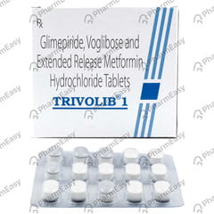 Trivolib 1mg Strip Of 15 Tablets: Uses, Side Effects, Price & Dosage ...