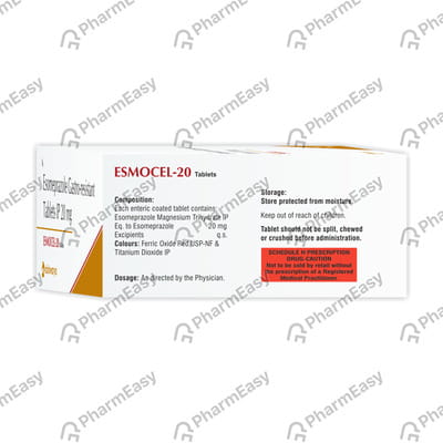 Esmocel 20 MG Tablet (10): Uses, Side Effects, Price & Dosage | PharmEasy