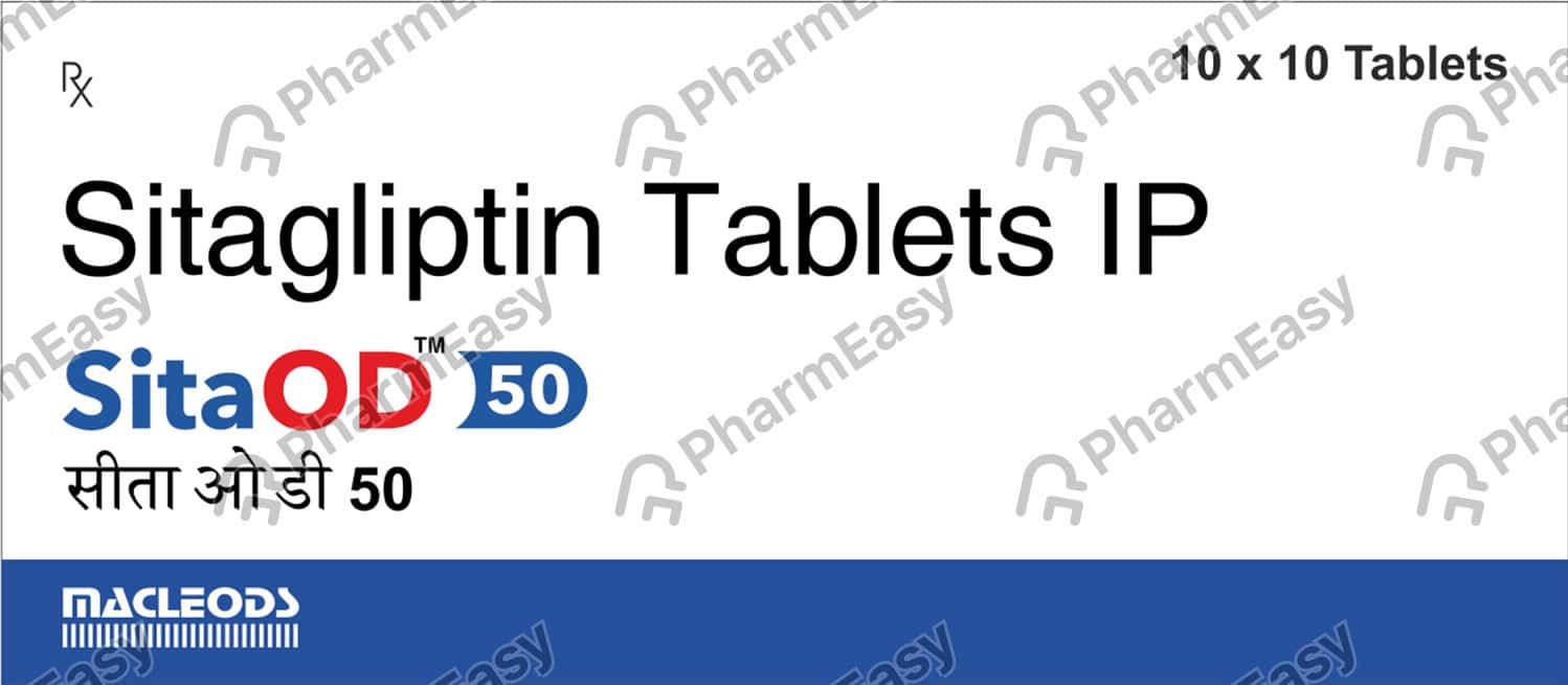 Sita Od 50 MG Tablet (10): Uses, Side Effects, Price & Dosage | PharmEasy