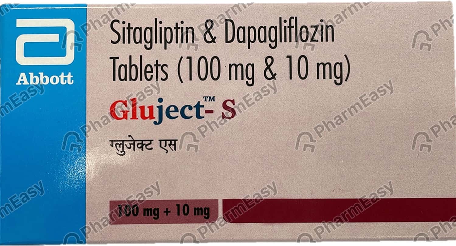 Gluject S 100/10mg Strip Of 10 Tablets: Uses, Side Effects, Price ...