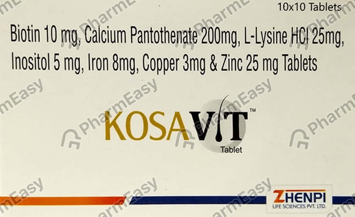 Buy Kosavit Strip Of 10 Tablets Online at Flat 15% OFF | PharmEasy