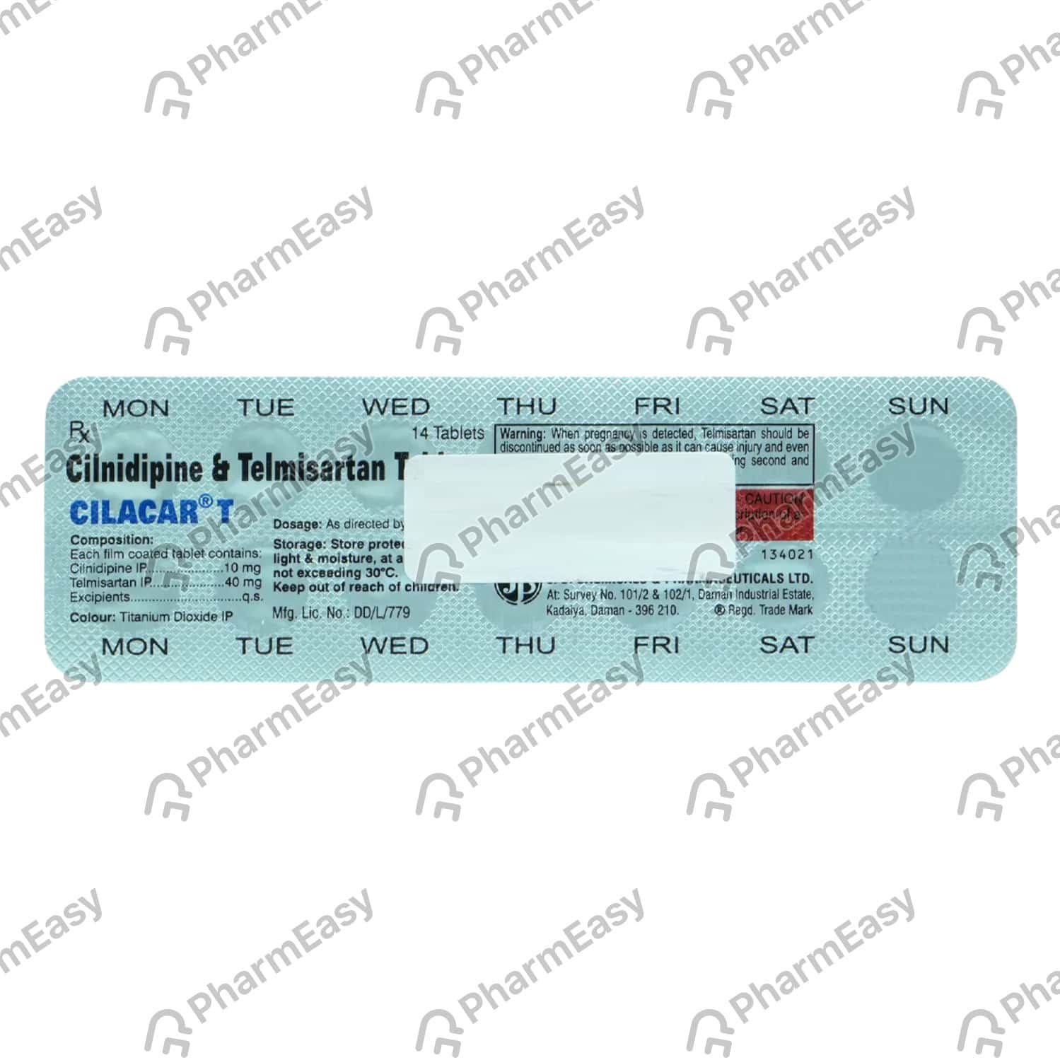 Cilacar T Tablet: Uses, Side-effects, Price, Dosage & More Info - PharmEasy