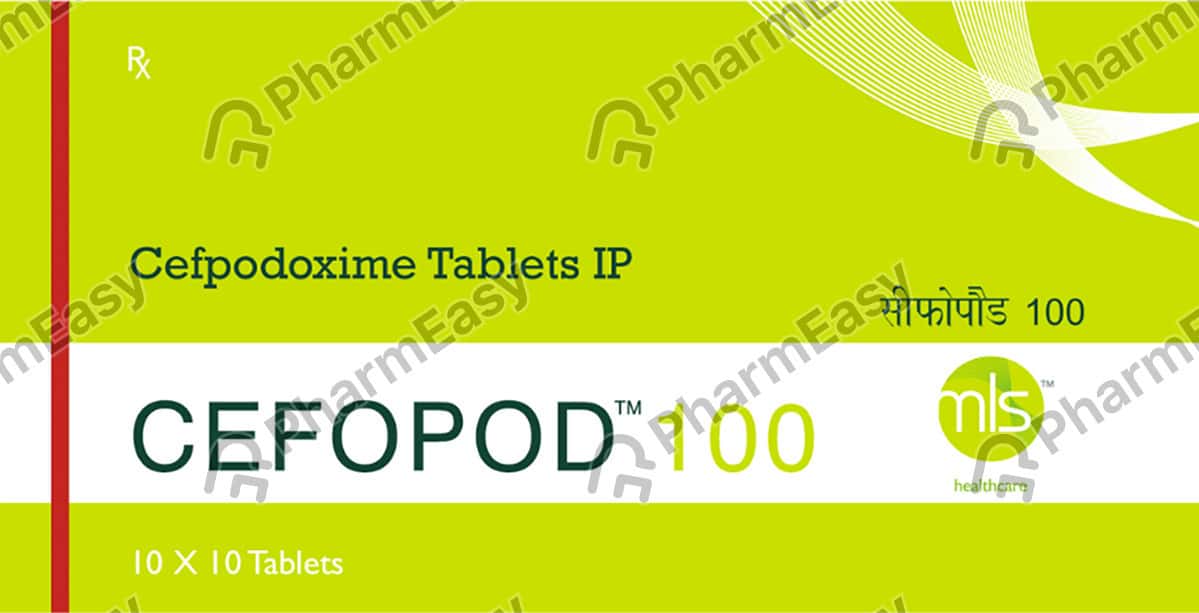 Cefopod 100 MG Tablet (10): Uses, Side Effects, Price & Dosage | PharmEasy
