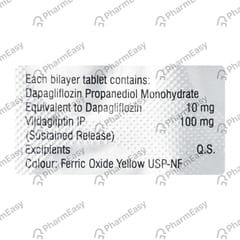 Dapabite Vd 10/100mg Strip Of 10 Tablets: Uses, Side Effects, Price ...