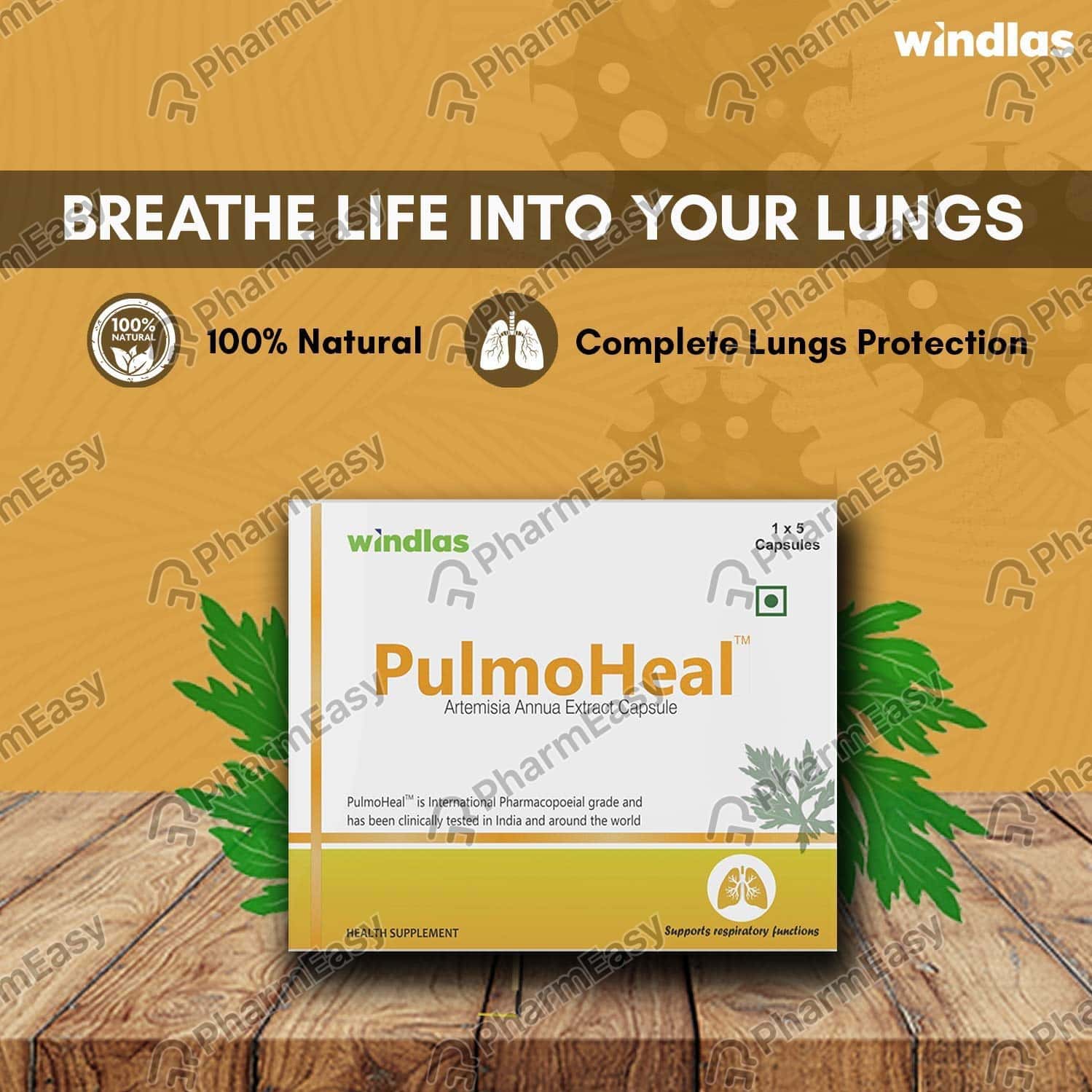 Buy Pulmoheal 0 MG Capsule (5) Online at Flat 15% OFF | PharmEasy