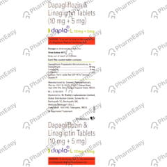 Daplo L 10/5mg Strip Of 10 Tablets: Uses, Side Effects, Price & Dosage ...