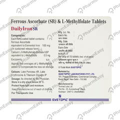 Buy Daily Iron Strip Of 15 Tablets Online at Flat 15% OFF | PharmEasy