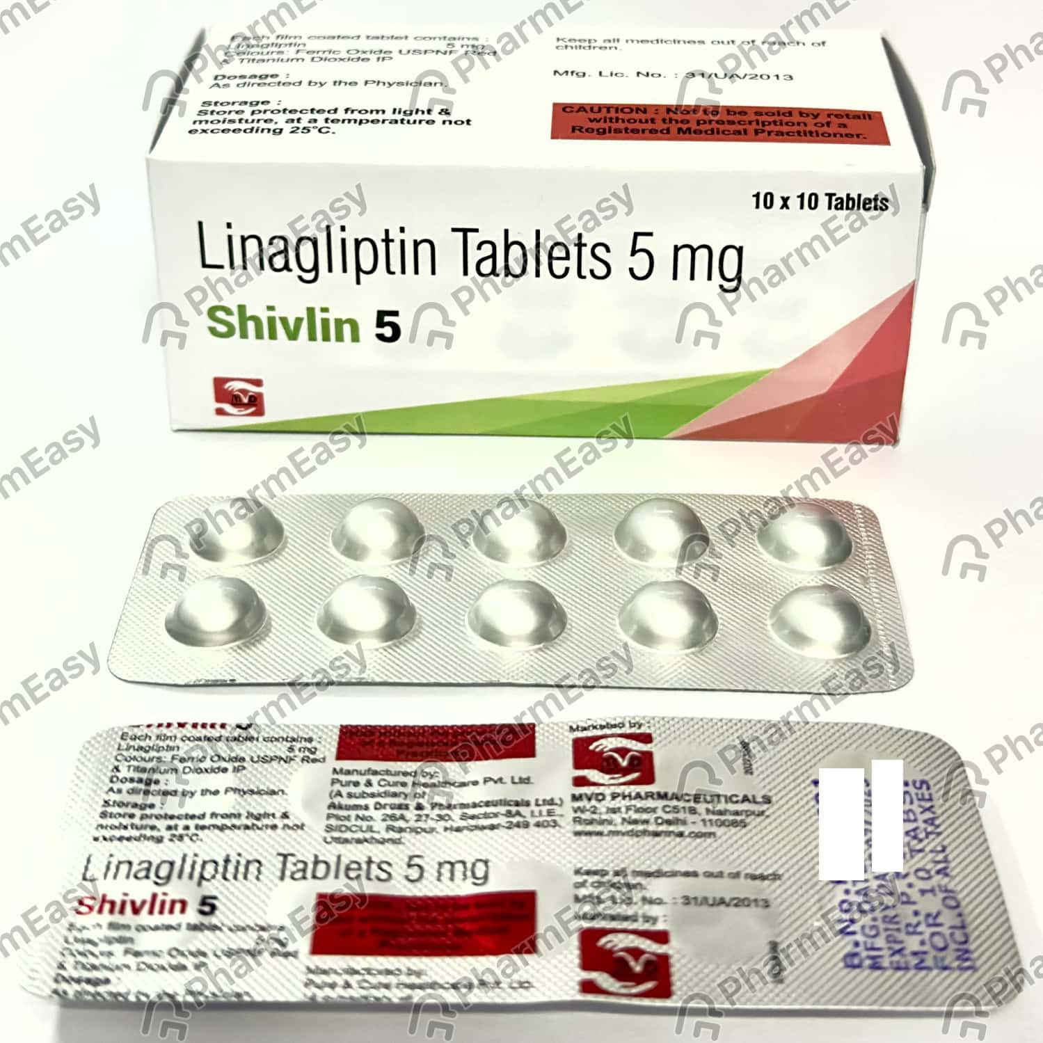 Buy Shivlin 5 MG Tablet (10) Online at Flat 15% OFF | PharmEasy