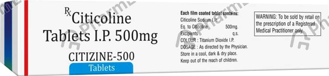 Citizine 500 MG Tablet (10): Uses, Side Effects, Price & Dosage | PharmEasy
