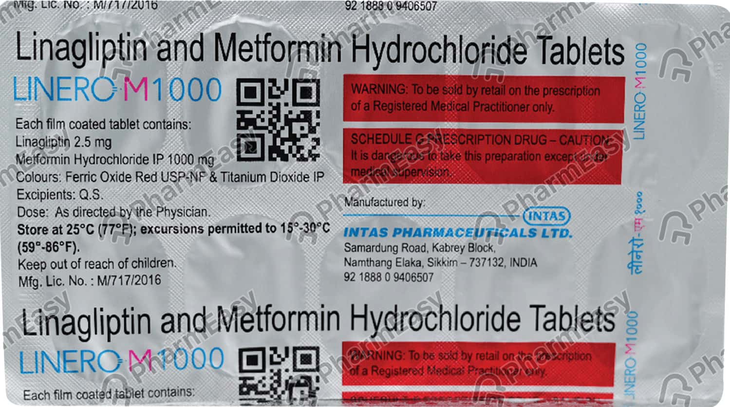 Buy Linero M 1000mg Strip Of 10 Tablets Online at Flat 15% OFF | PharmEasy