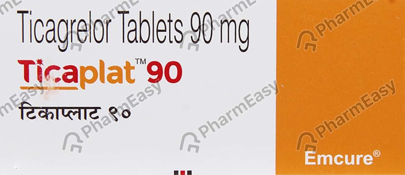 Ticaplat 90 MG Tablet (10): Uses, Side Effects, Price & Dosage | PharmEasy