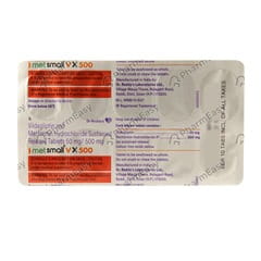 Buy Metsmall Vx 500mg Strip Of 10 Tablets Online at Flat 18% OFF ...