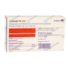 Buy Metsmall Vx 500mg Strip Of 10 Tablets Online at Flat 18% OFF ...