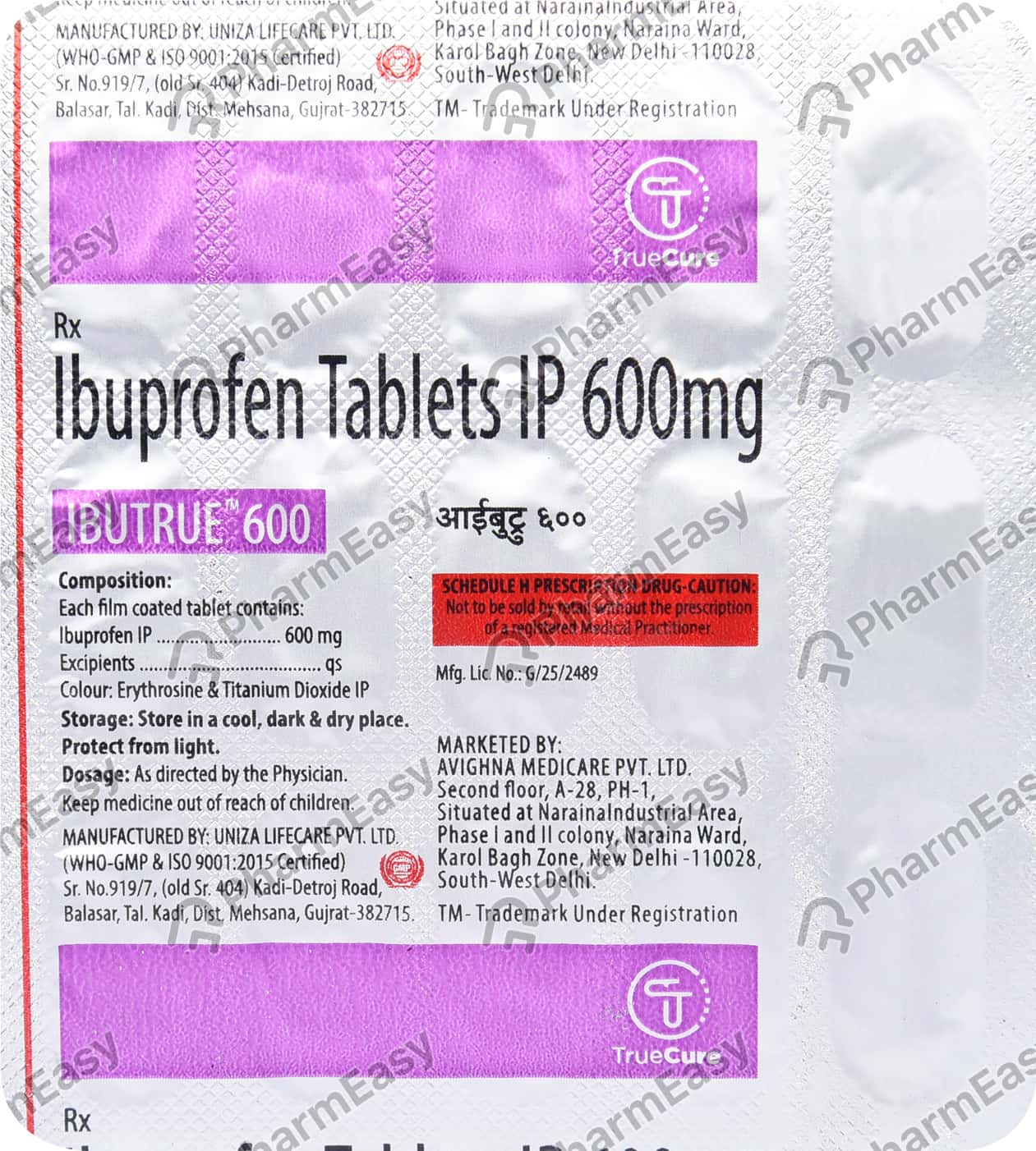 Ibutrue 600 MG Tablet (15): Uses, Side Effects, Price & Dosage | PharmEasy