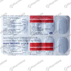 Udapa Trio Forte Strip Of 10 Tablets: Uses, Side Effects, Price ...