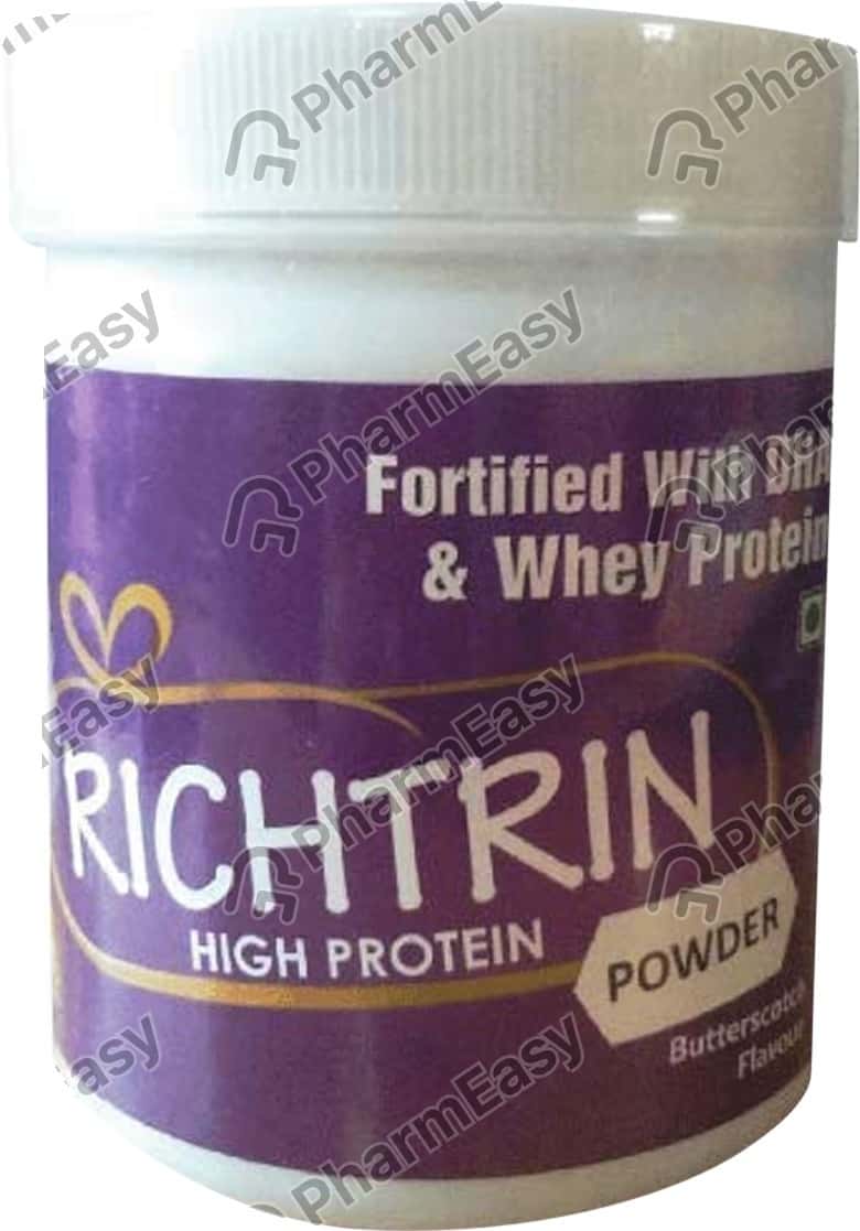 Buy Richtrin High Protein Butterscotch Flavour Sugar Free Container Of ...