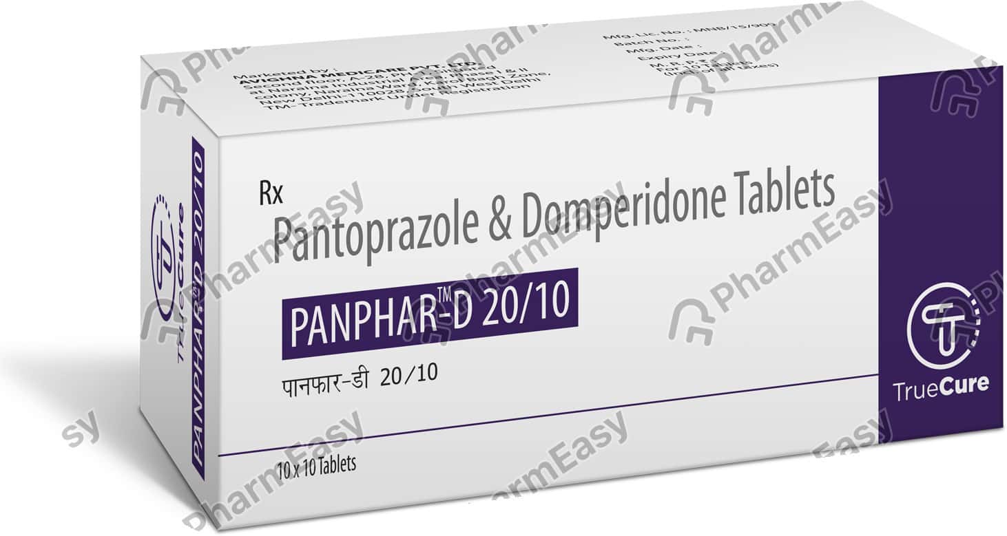 Panphar D 20 10mg Strip Of 10 Tablets Uses Side Effects Price Dosage PharmEasy