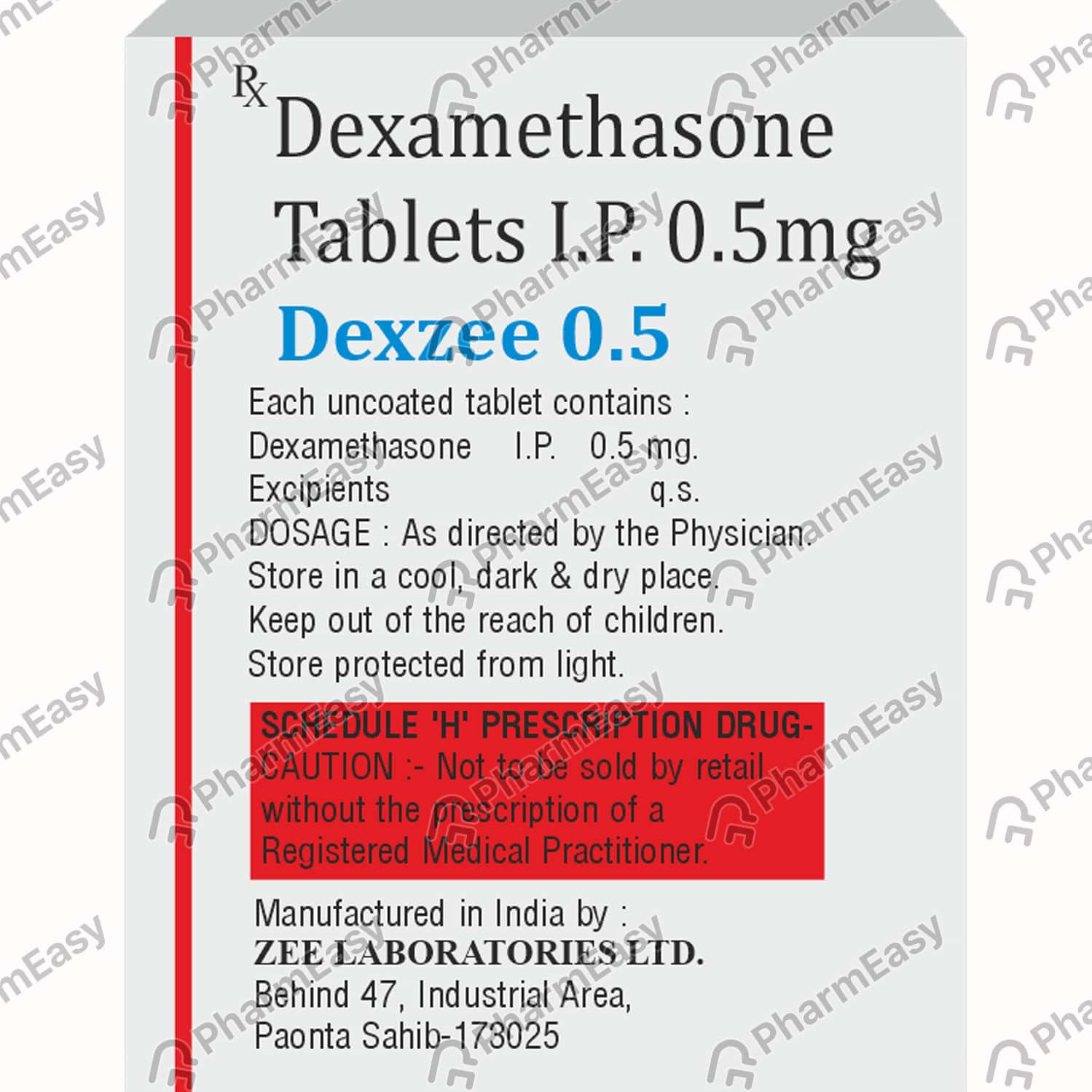 Buy Dexzee 0.5 MG Tablet (30) Online at Flat 15% OFF | PharmEasy