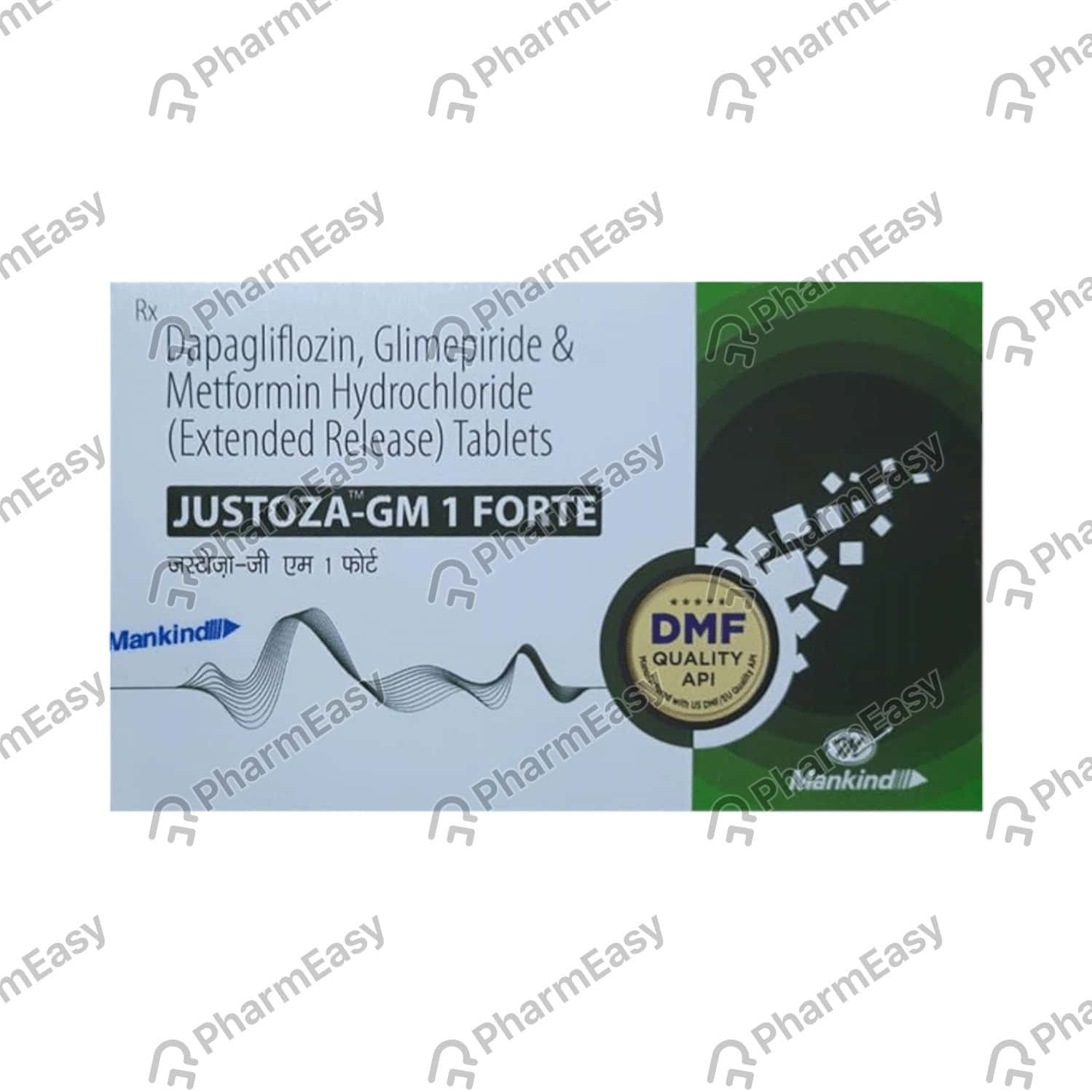 Justoza Gm 1mg Forte Strip Of 10 Tablets: Uses, Side Effects, Price & Dosage | PharmEasy