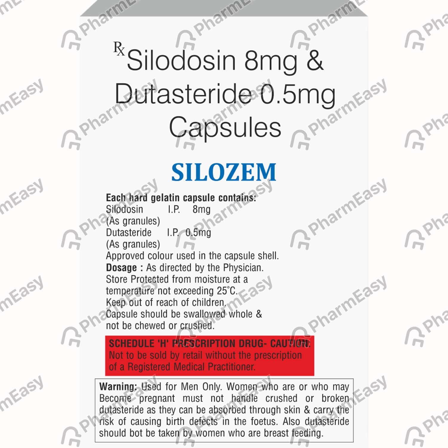Buy Silozem Strip Of 10 Capsules Online at Flat 15% OFF | PharmEasy