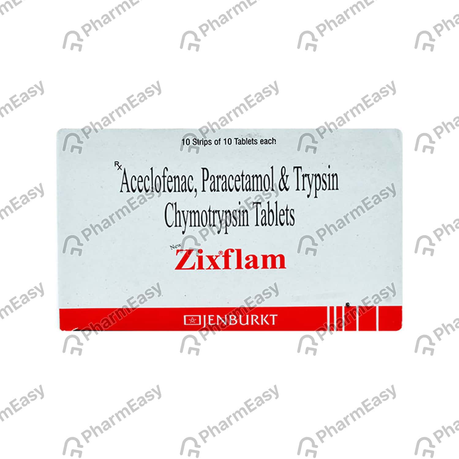 New Zixflam Strip Of 10 Tablets: Uses, Side Effects, Price & Dosage ...