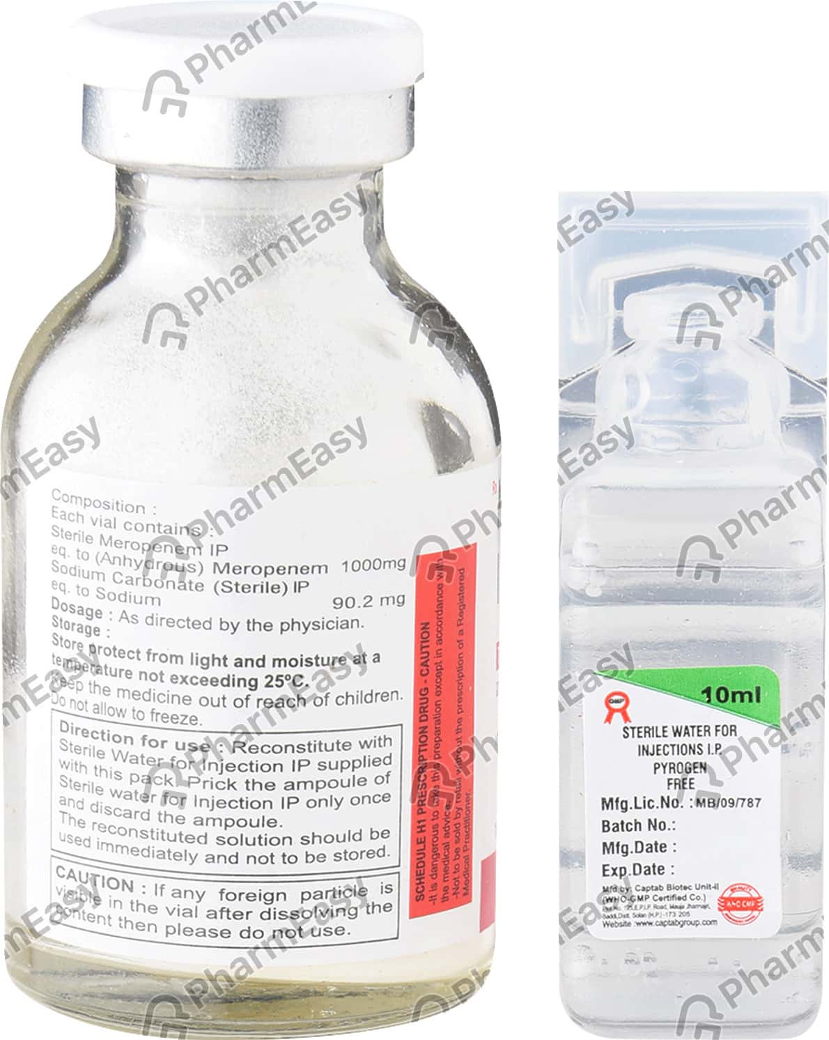 Truepenam 1000 MG Powder For Injection (1): Uses, Side Effects, Price ...