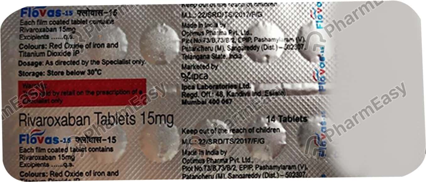 Flovas 15 MG Tablet (14): Uses, Side Effects, Price & Dosage | PharmEasy