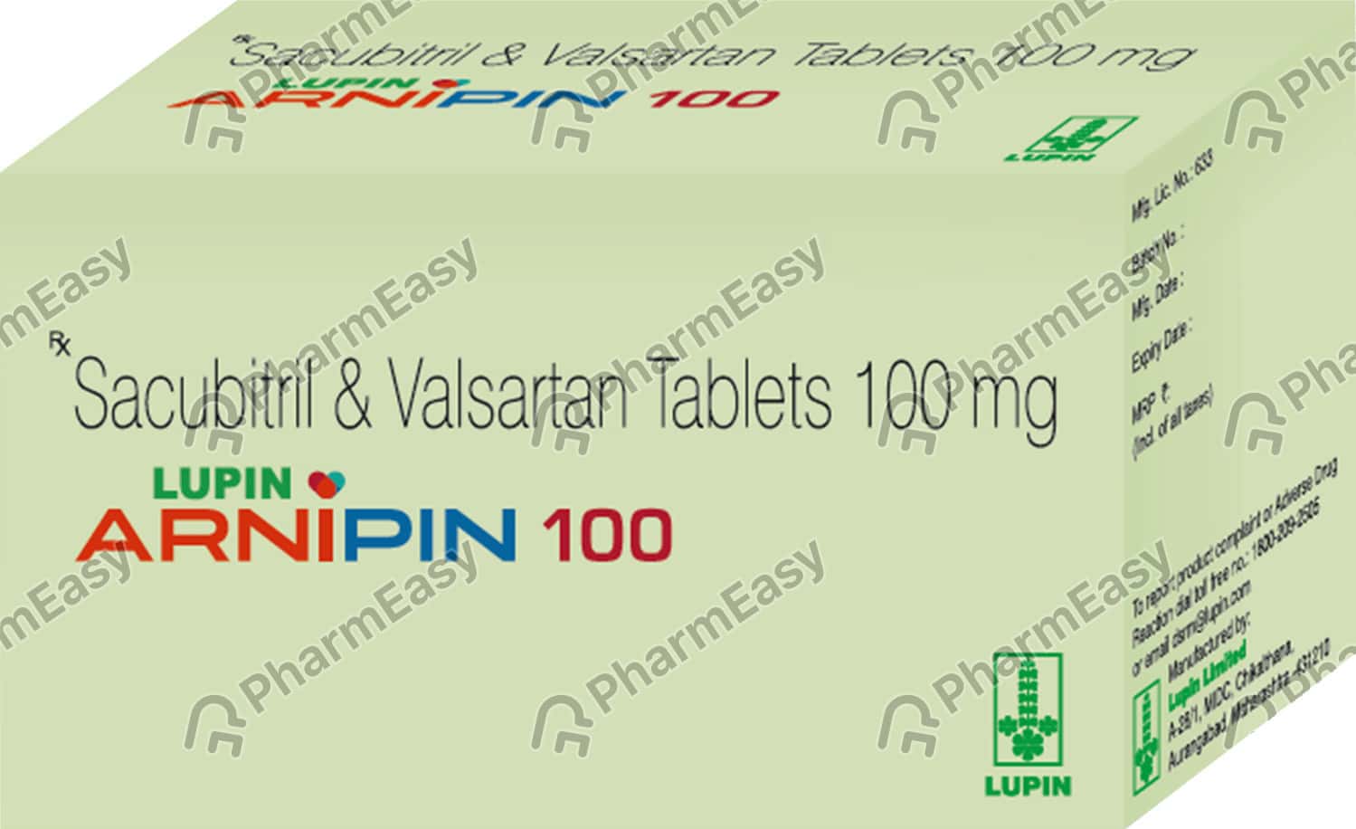 Arnipin 100mg Strip Of 10 Tablets: Uses, Side Effects, Price & Dosage ...