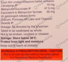 Dilnip M 50mg Strip Of 10 Tablets: Uses, Side Effects, Price & Dosage ...