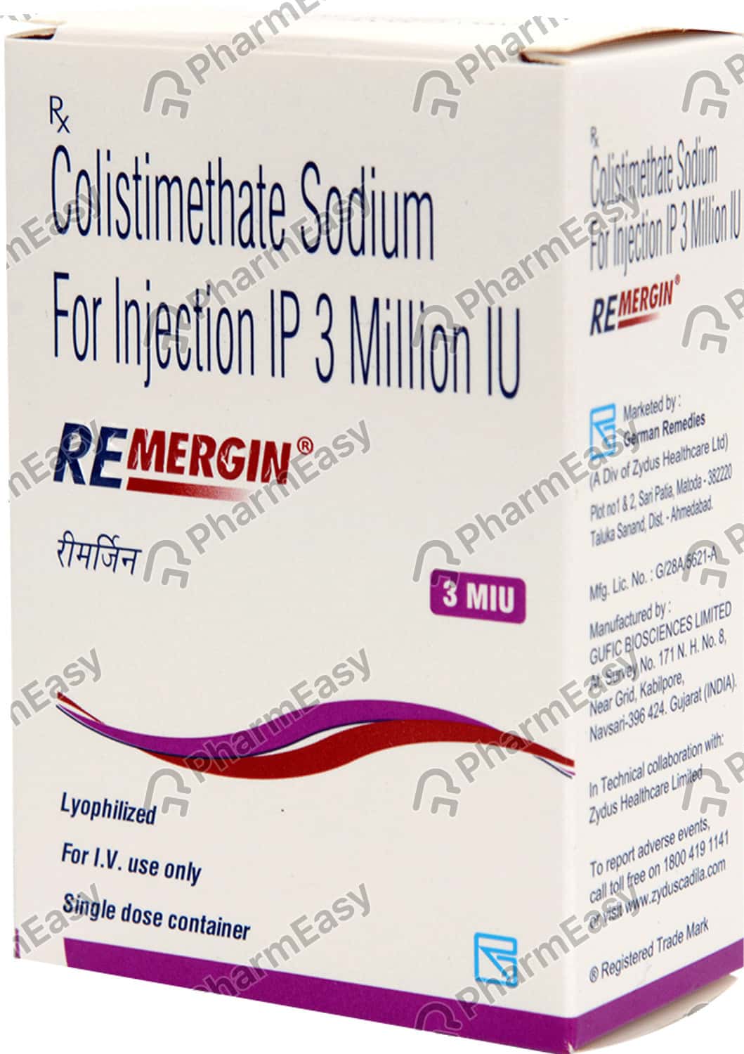 Buy Remergin 3000000 IU Powder For Injection (1) Online at Flat 15% OFF ...