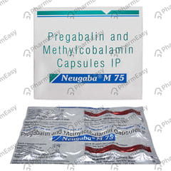 Neugaba M 75mg Strip Of 15 Capsules: Uses, Side Effects, Price & Dosage ...