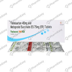 Telzox M 25mg Strip Of 15 Tablets: Uses, Side Effects, Price & Dosage ...