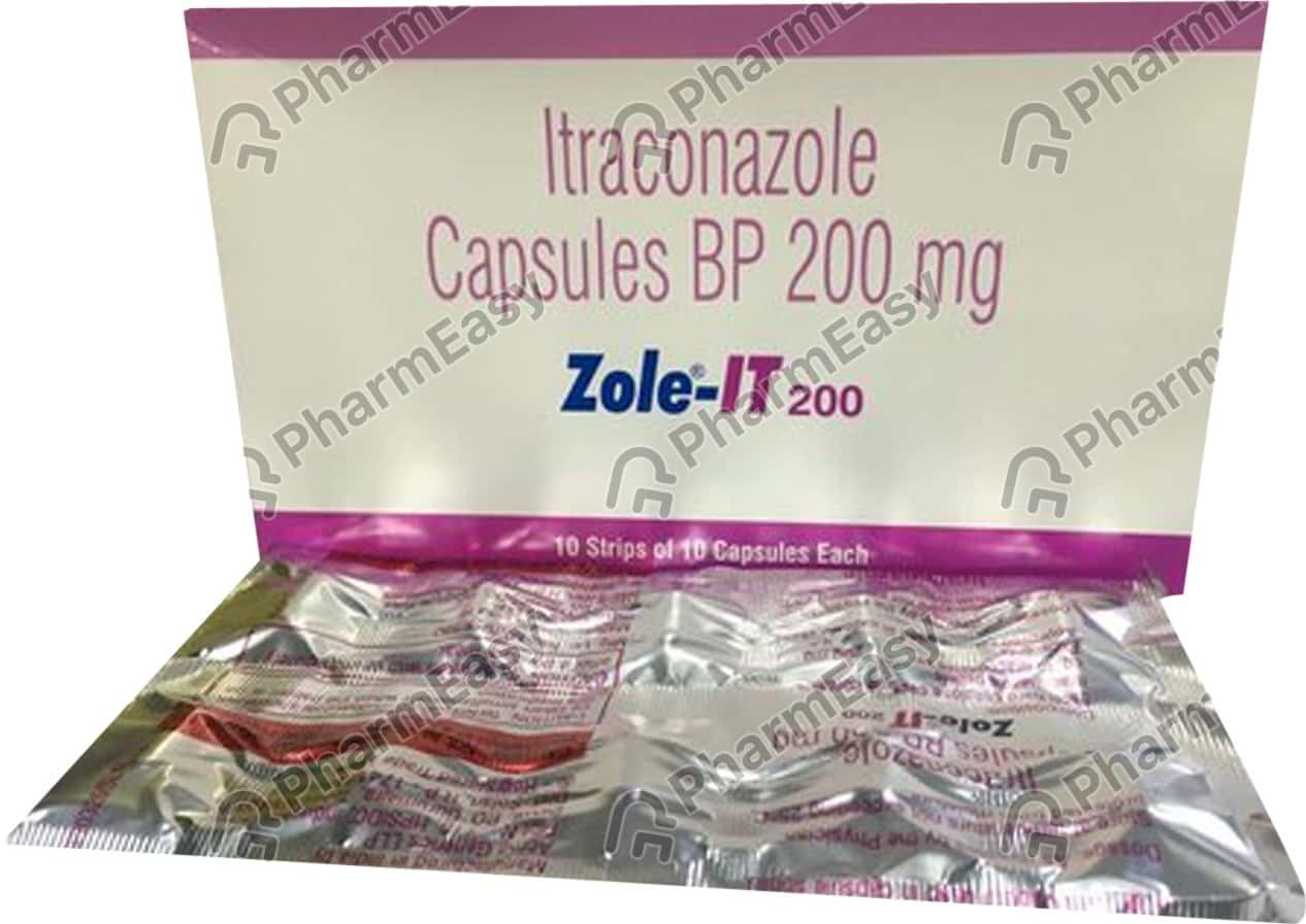 Zole It 200 MG Capsule (10): Uses, Side Effects, Price & Dosage | PharmEasy