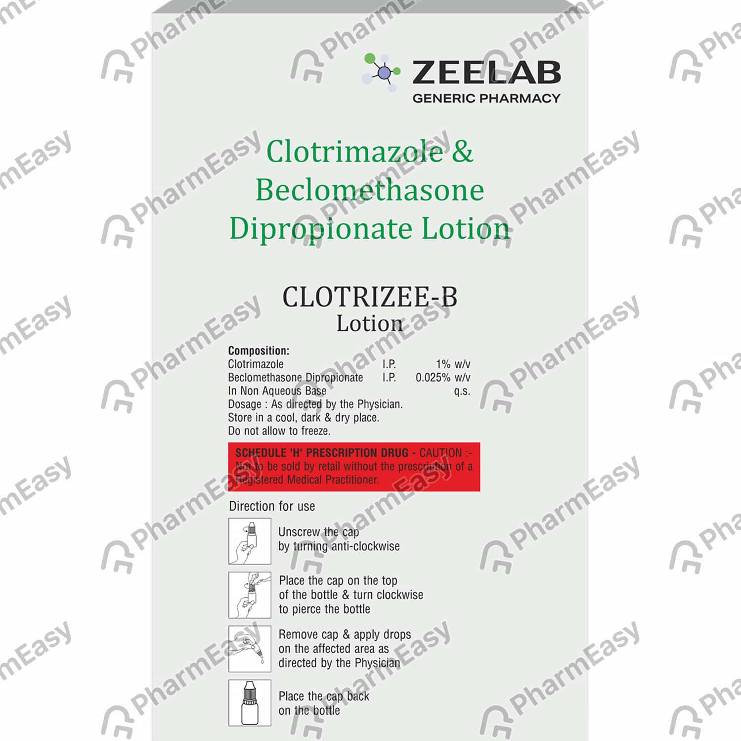 Buy Clotrizee B Bottle Of 15ml Lotion Online at Flat 15% OFF | PharmEasy