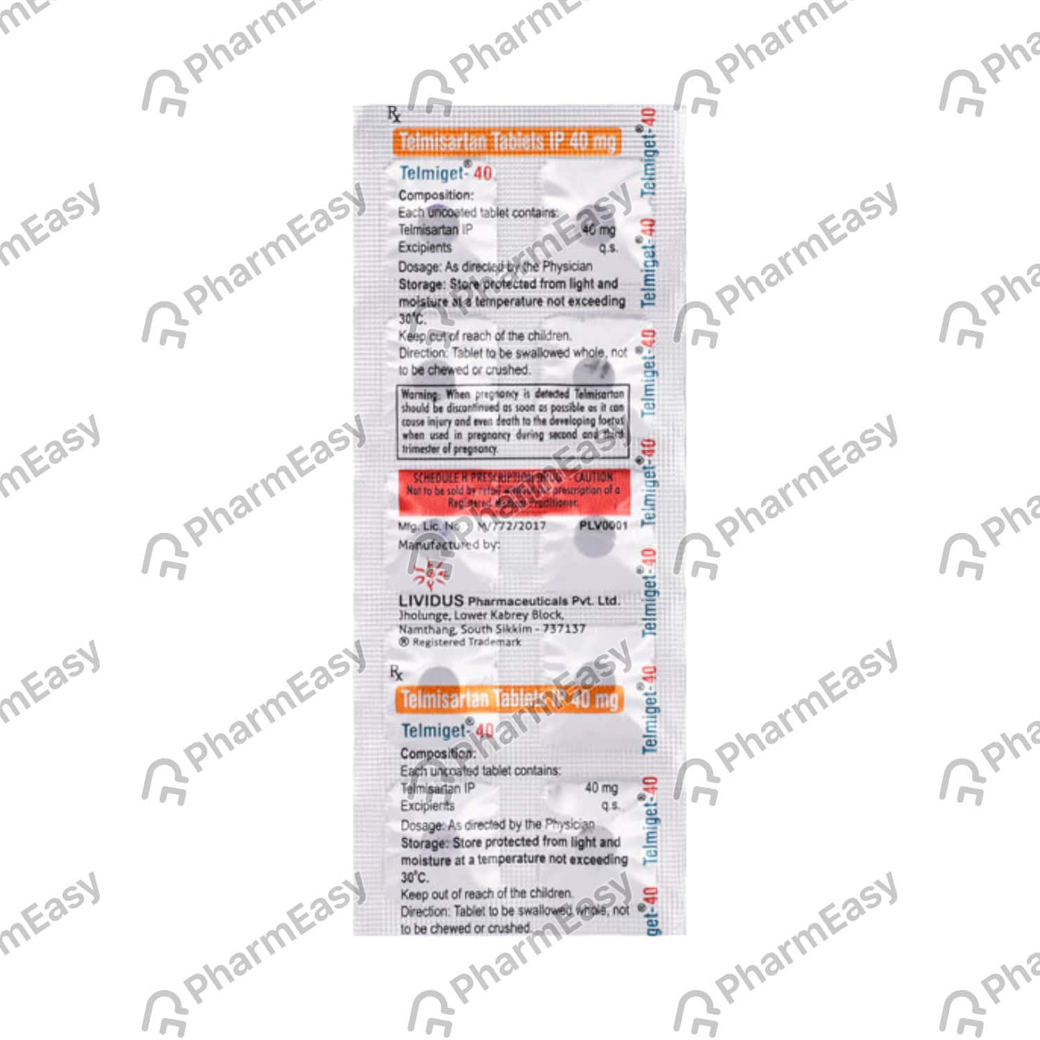 Telmiget-40 Tablet: Uses, Side-effects, Price, Dosage & More Info ...